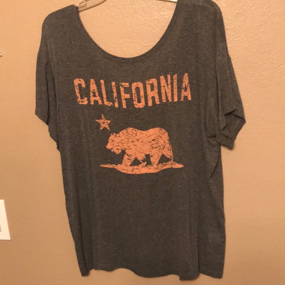 Tops | Dark Grey California Shirt | Poshmark